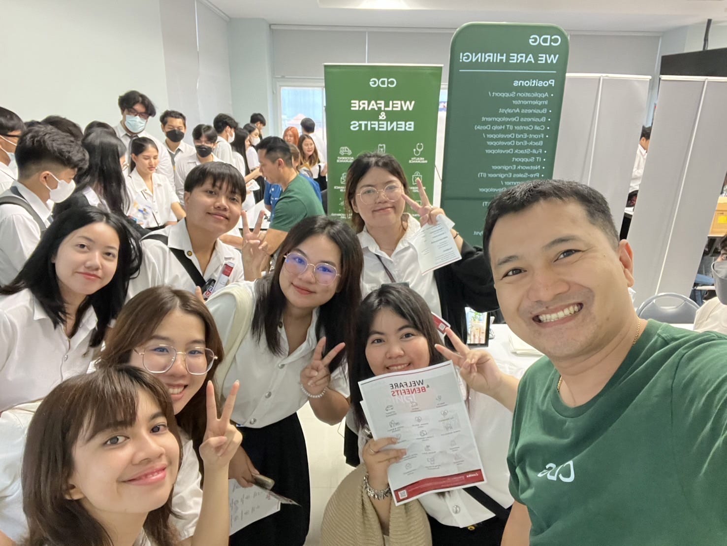 ภาพบรรยากาศงาน Job fair 2024 @ BUU - CDG Careers